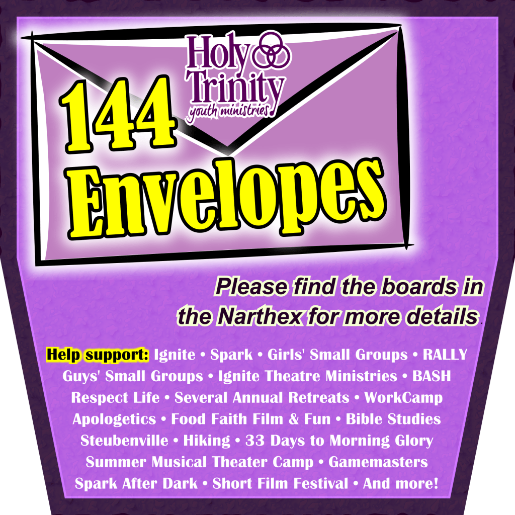144 Envelopes – Holy Trinity Catholic Church